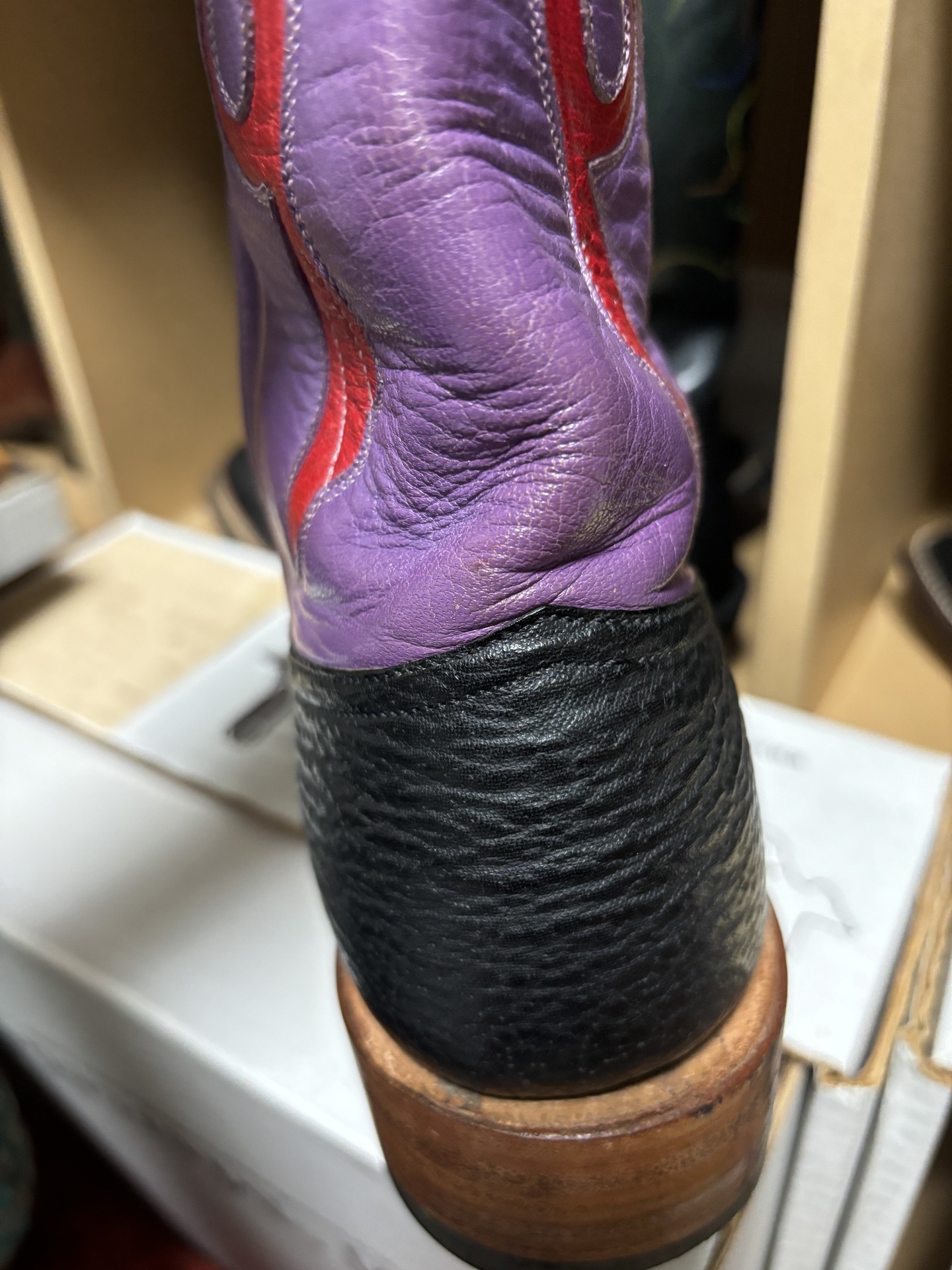 リオスの革が裂けてきた: SamuraiBoots